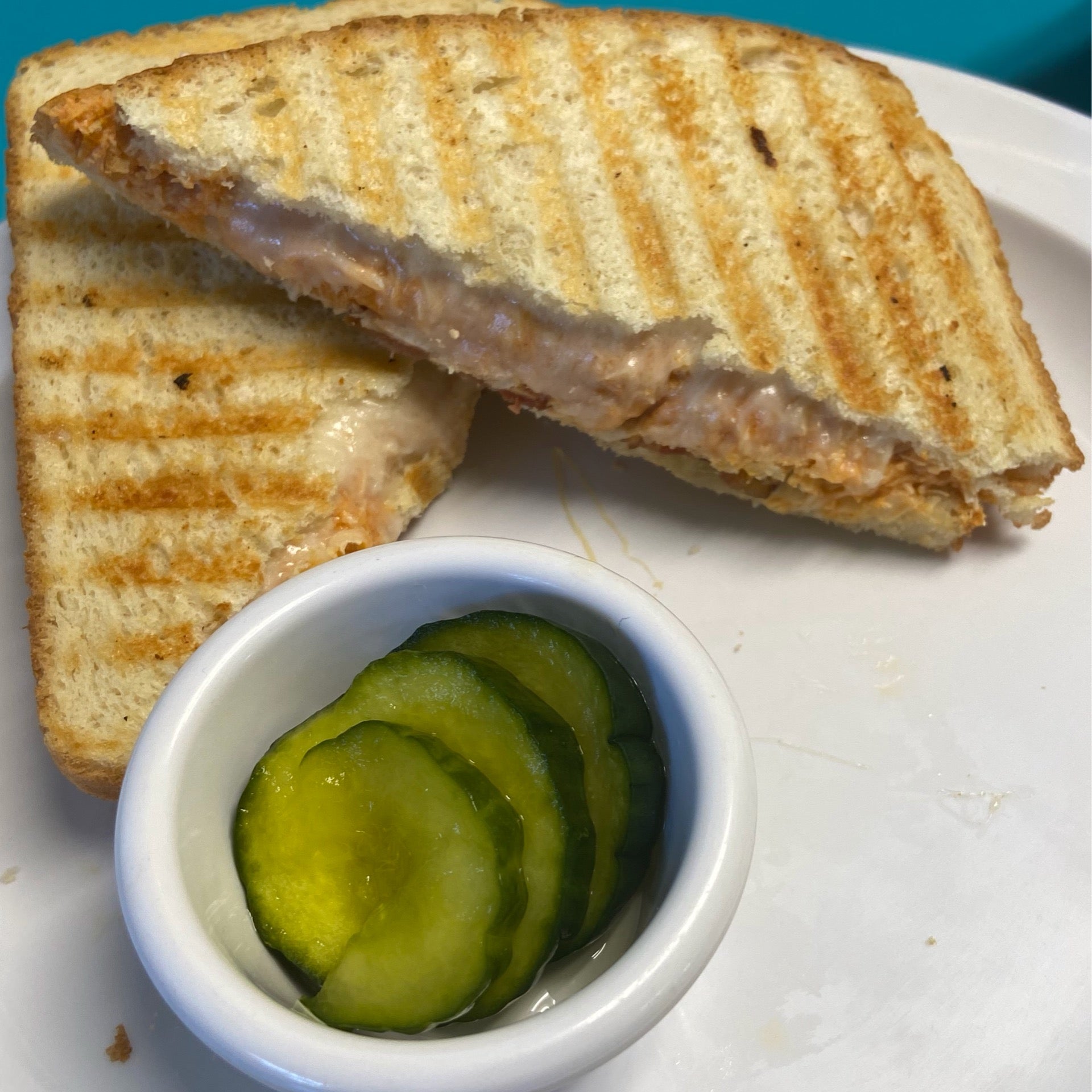 Buffalo Chicken Panini | Bean Counter Cafe'