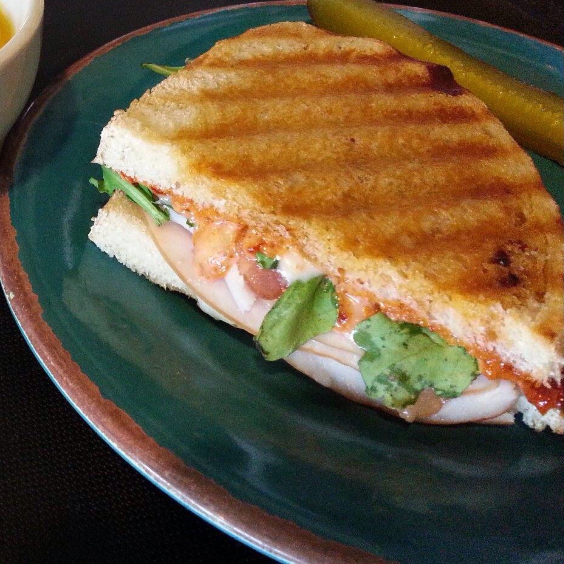 Turkey Club Panini | Bean Counter Cafe'